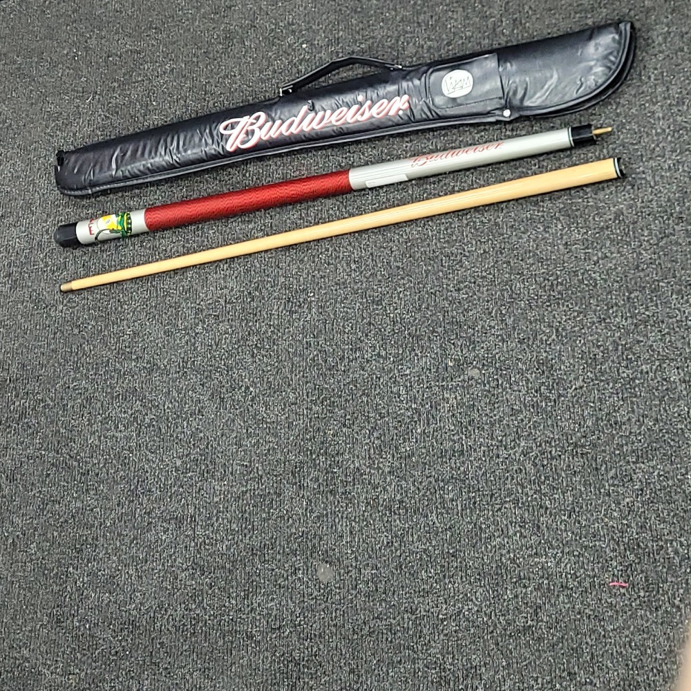 Pre-owned Budweiser Louie The Lizard Vintage Rare Collectible Pool Cue ...